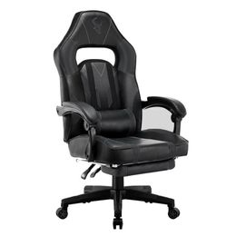 Feel2Home Gaming Chair Bürostuhl Chefsessel Sportsitz Gamingstuhl Fußstütze versch. Farben