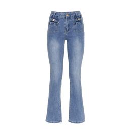 Influencer Jeans female Blue size 34