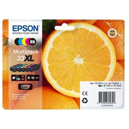 Epson 5 Original Epson 33XL Multipack (C13T33574021 C13T33574510) Tintenpatrone