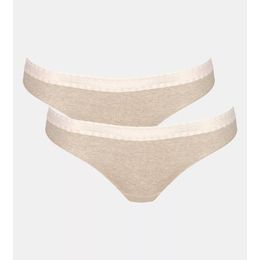 Sloggi Slip 'GO' Damen Gr&ouml;&szlig;e 4XL/5XL beige / greige