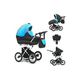 babies-on-wheels Kombi-Kinderwagen Kinderwagen-Set Sorento 4 in 1