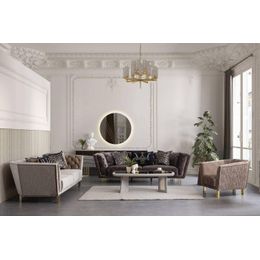 JVmoebel Wohnzimmer-Set Modernes Set Luxus Sofagarnitur 3+2 Sitzer Stilvolle Polster Sitzmöbel