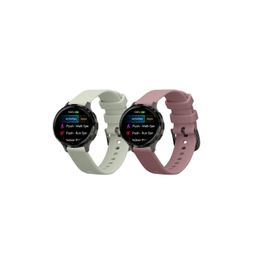 kwmobile Uhrenarmband 2x Sportarmband für Garmin Venu 3S