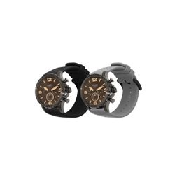 kwmobile Uhrenarmband 2x Sportarmband für Fossil Men's Nate / Q Machine