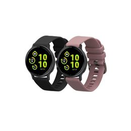 kwmobile Uhrenarmband 2x Sportarmband für Garmin vivoactive 5 / active 5