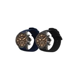 kwmobile Uhrenarmband 2x Sportarmband für Fossil Men's Nate / Q Machine