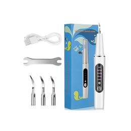 iscooter Zahnpflege-Set Zahnsteinentferner mit 5 Modi und 3 Austauschbare Reinigungsköpfe