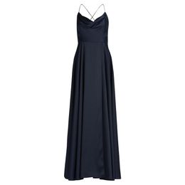 Vera Mont Kleid Damen Größe 46 nachtblau Winterkleid