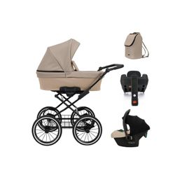 babies-on-wheels Kombi-Kinderwagen Romantik 5 in 1 mit Sportsitz