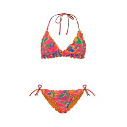 Shiwi Bikini Damen Gr&ouml;&szlig;e S/M blau / gr&uuml;n / orange / rot