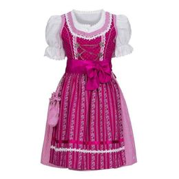 Nübler Nübler Dirndl Kinderdirndl 3-teilig Anja in Beere von Nübler 3 teiliges Set aus Dirndl