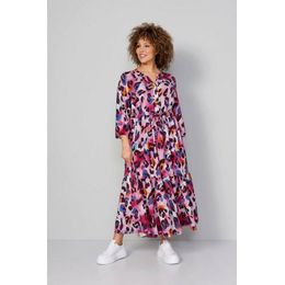 MIAMODA Sommerkleid Maxikleid Alloverprint 3/4-Ärmel