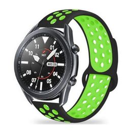 SmartUP Uhrenarmband Sport Silikon Armband für Samsung Galaxy Watch 6 5 4 Gear S3 Classic