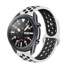 SmartUP Uhrenarmband Sport Silikon Armband für Samsung Galaxy Watch 6 5 4 Gear S3 Classic