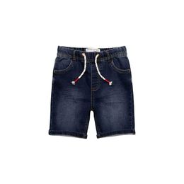 MINOTI Jeansshorts Kurze Jeans mit Schnürchen in der Taille (1y-14y)
