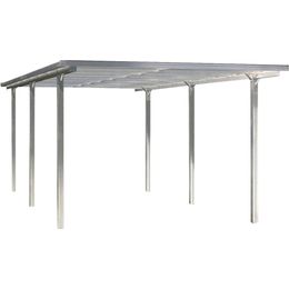 Einzelcarport Beckmann "CPTA" Carports Gr. H: 210 cm, grau (alu natur) Carports