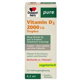 Queisser Doppelherz Vitamin D3 2000 I.e. pure Tropfen 9.2 ml