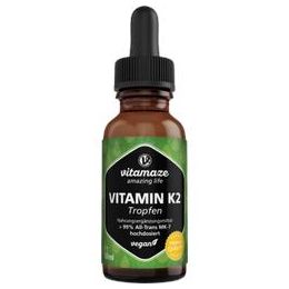 Vitamaze GmbH Vitamin K2 MK7 Tropfen hochdosiert vegan 50 ml