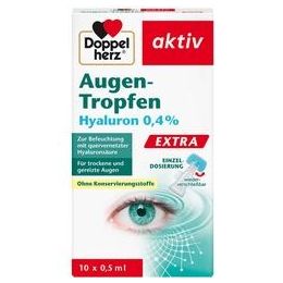 Queisser Doppelherz Augen-Tropfen Hyaluron 0,4% Extra 10X0.5 ml