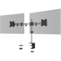 Durable Monitor-Halterung Select Dual silber