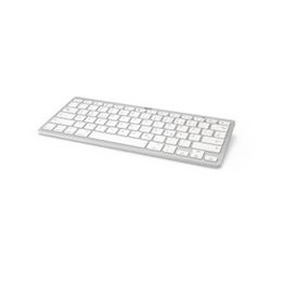 Hama 00125135 Bluetooth®-Tastatur KEY4ALL X510, Silber/Weiß, QWERTZ
