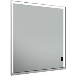 KEUCO Royal Lumos Spiegelschrank 14311172201 Wandeinbau, silber-eloxiert, verdecktes Ablagefach, 650 x 735 x 165 mm, Anschlag links