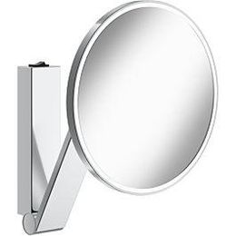 KEUCO iLook_move Kosmetikspiegel 17612039004 Bronze gebürstet, Wandmodell, beleuchtet, Ø 212 mm