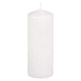 Papstar Stumpenkerze Stumpenkerze Ø 69 mm · 180 mm weiss, weiß