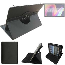 flat.design K-S-Trade Tablet-Hülle für HTC A103, High quality Schutz Hülle 360° Tablet Case Schutzhülle Flip Cover, schwarz
