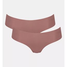 Sloggi - Hipster - Rose Brown XS - Sloggi Zero Microfibre - Unterwäsche für Frauen