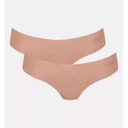 Sloggi - String - Rose Brown XS - Sloggi Zero Microfibre - Unterwäsche für Frauen