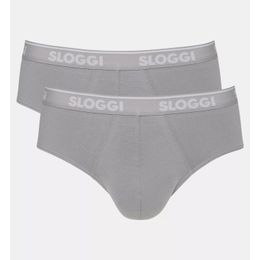 Sloggi - Herren Midi - Grey S - Sloggi Men Go Abc - Unterwäsche für Männer