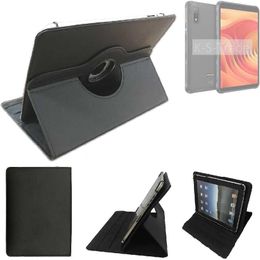 K-S-Trade Tablet-Hülle für Ulefone Armor Pad Lite, High quality Schutz Hülle 360° Tablet Case Schutzhülle Flip Cover, schwarz