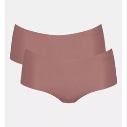 Sloggi - Shorty - Rose Brown XL - Sloggi Zero Microfibre - Unterwäsche für Frauen