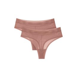 Triumph - String - Brown L - Tempting Sheer - Unterwäsche für Frauen