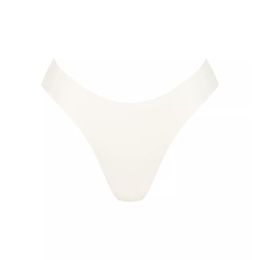 Sloggi - Slip mit hohem Beinausschnitt - White L - Sloggi Zero Feel - Unterwäsche für Frauen