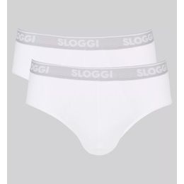 Sloggi - Herren Midi - White L - Sloggi Men Go Abc - Unterwäsche für Männer