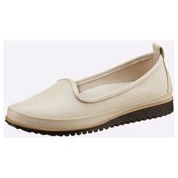 Slipper Gr. 39, beige (ecru) Damen Schuhe Ballerinas