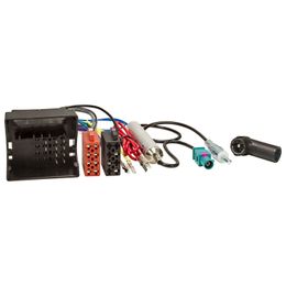 tomzz Audio Radio Adapter Kabel passt für Audi Skoda Seat VW Quadlock auf ISO + An KFZ-Adapter