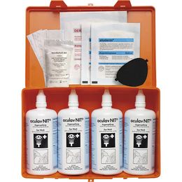 Söhngen SÖHNGEN Erste-Hilfe-Set, Augen-Sofortspülung, in Kunststoffbox mit Wandhalterung, VE 4 Stk