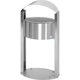Var Ascher mit Schutzdach, Volumen 15 l, Edelstahl