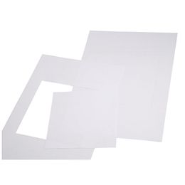 FRANKFURT&trade; Papiereinlage, HxB 147,5 x 114,5 mm, DIN A6, grauwei&szlig;, VE 10 Stk kaiserkraft