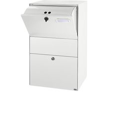 Briefkasten XXL, BxHxT 390 x 650 x 315 mm, verkehrsweiß RAL 9016 kaiserkraft