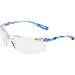 3M Schutzbrille Tora&trade; CCS, Anti-Scratch, Anti-Fog, B&uuml;gel blau, klare Scheibe, ab 50 Stk