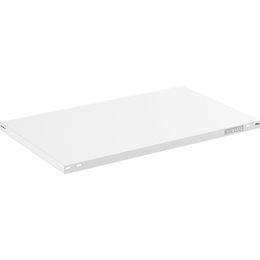 eurokraft pro Fachboden extra, inkl. Bodenträgern, kunststoffbeschichtet, lichtgrau, BxT 1000 x 800 mm