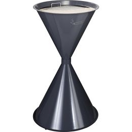 Var Kegelascher aus Metall, Stahlblech, pulverbeschichtet, graphit, ab 2 Stk