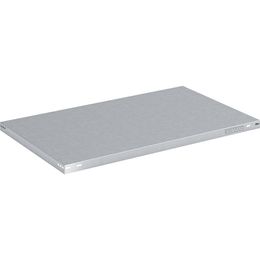 eurokraft pro Fachboden extra, inkl. Bodenträgern, verzinkt, BxT 1000 x 800 mm