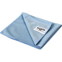 Unger Fenstertuch MicroWipe&trade;, Mikrofasertuch f&uuml;r Glas und Rahmen, blau, LxB 400 x 400 mm, ab 5 Stk