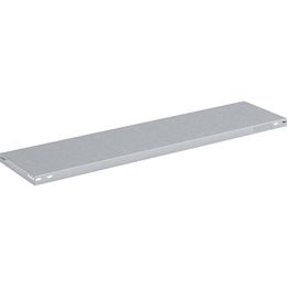 eurokraft pro Fachboden für Lager-Steckregal, Breite 1300 mm, verzinkt, Tiefe 400 mm