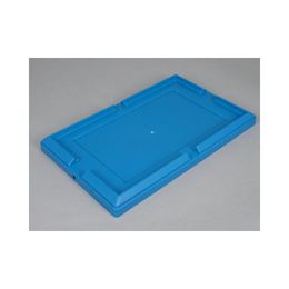 Stülpdeckel, VE 8 Stk, aus Polypropylen, blau kaiserkraft